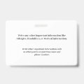 ID Identification Card Bar Code Student School Badge | Zazzle