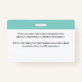 ID Identification Card School Student Bar Code Badge | Zazzle