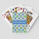 I'd Rather Be Playing Pickleball Summer Colors Poker Cards | Zazzle