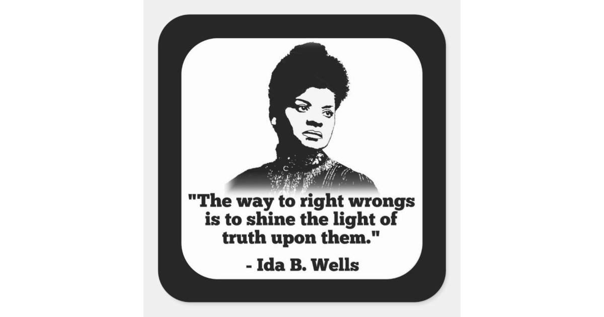 Ida B. Wells Sticker | Zazzle