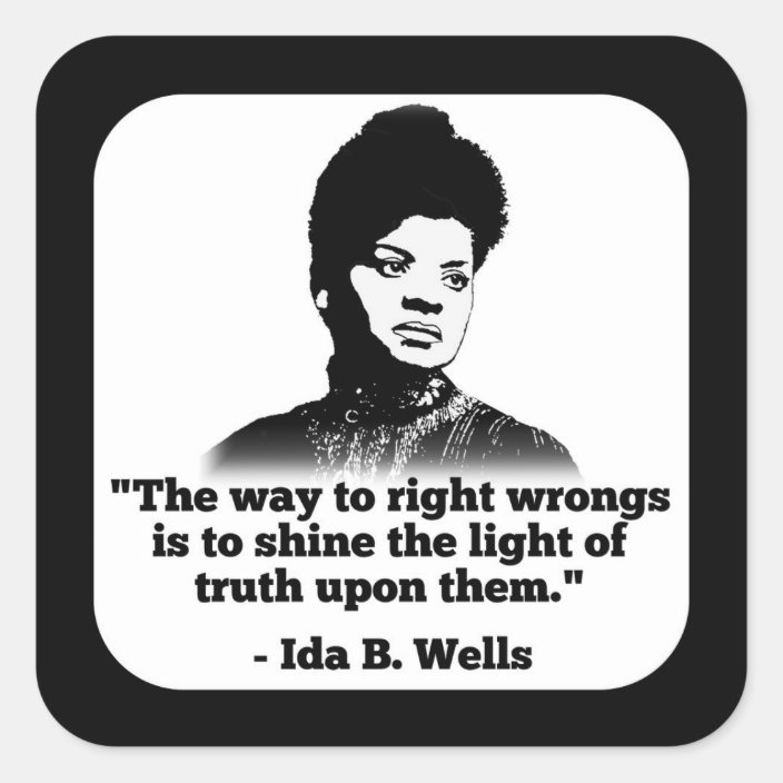 Ida B. Wells Sticker | Zazzle.com