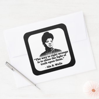 Ida B. Wells Sticker | Zazzle