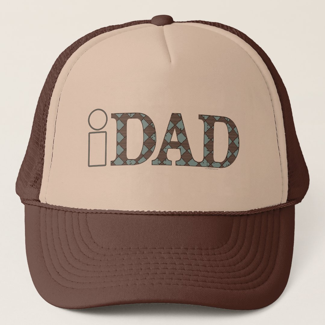 iDad Father's Day Gift Ideas Trucker Hat | Zazzle