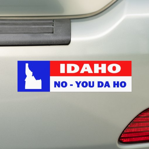 IDAHO BUMPER STICKER | Zazzle