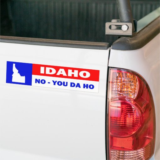 IDAHO BUMPER STICKER | Zazzle