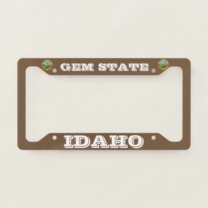 Idaho Classic License Plate Frame | Zazzle.com