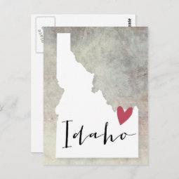 Idaho Love Postcard | Zazzle