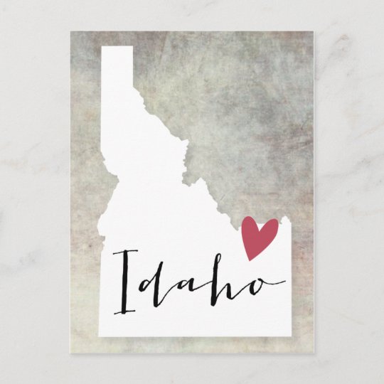 Idaho Love Postcard | Zazzle.com