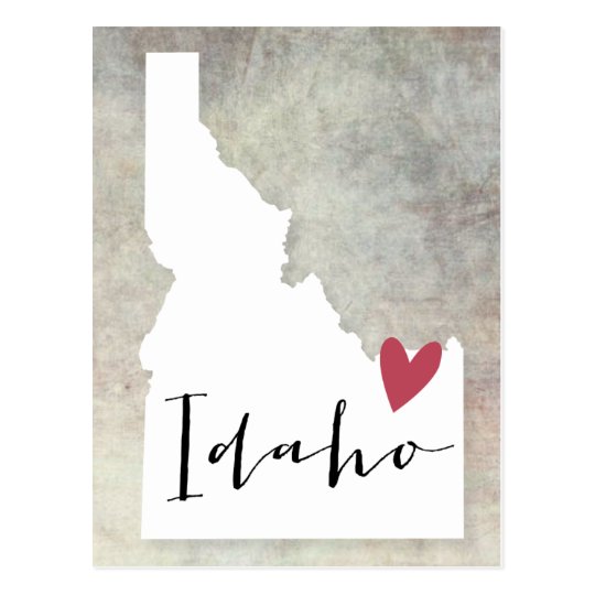 Idaho Love Postcard | Zazzle.com