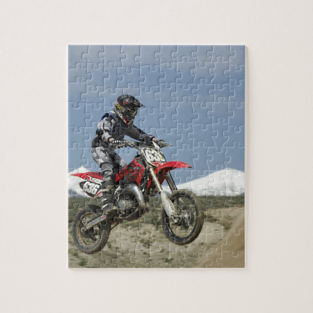 Idaho, Motocross Racing, Motorcycle Racing Jigsaw Puzzle | Zazzle