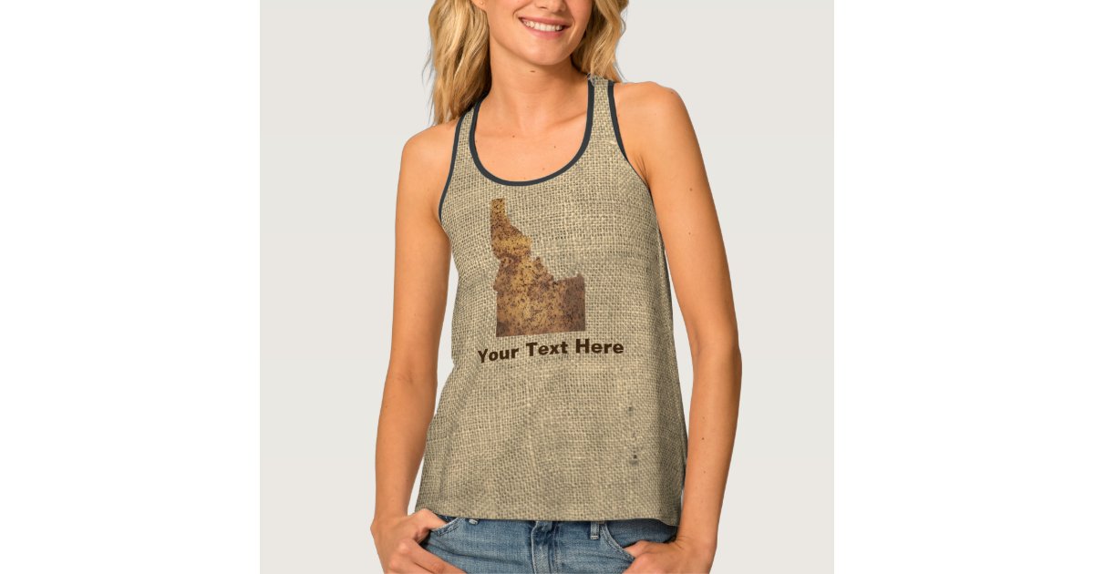 Idaho Spud Map Tank Top | Zazzle