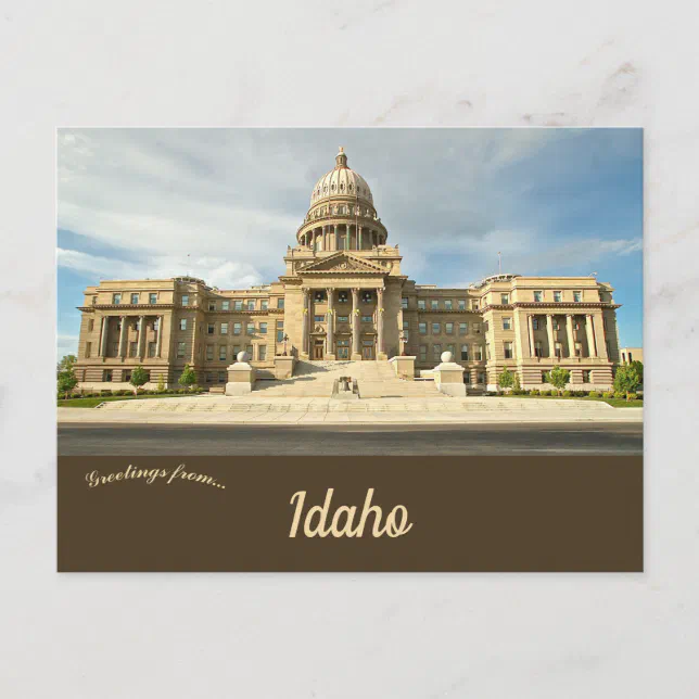 Idaho State Capitol in Boise Idaho Postcard | Zazzle