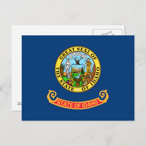 Idaho State Flag Postcard | Zazzle