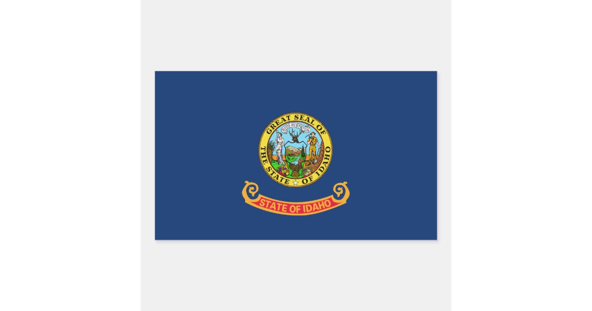 Idaho State Flag Sticker | Zazzle