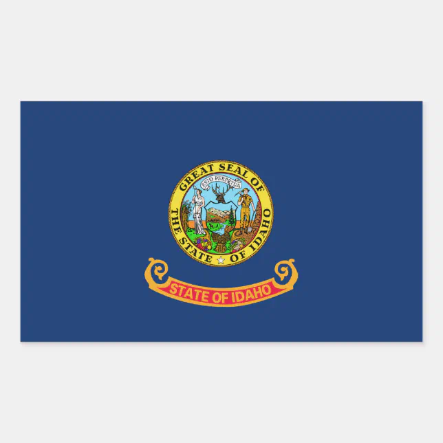 Idaho State Flag Sticker | Zazzle