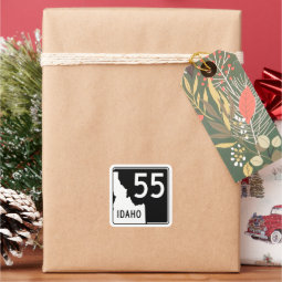 Idaho State Highway 55 Square Sticker | Zazzle