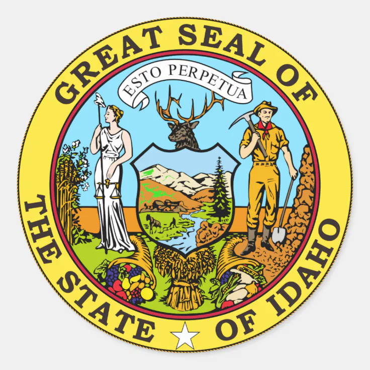 Idaho State Seal | Zazzle Idaho State Seal | Zazzle