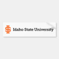 Idaho State University Official Logo Design Bumper Sticker | Zazzle