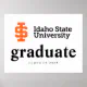 Idaho State University Official Logo Design Poster | Zazzle