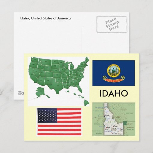 Idaho, USA Postcard | Zazzle