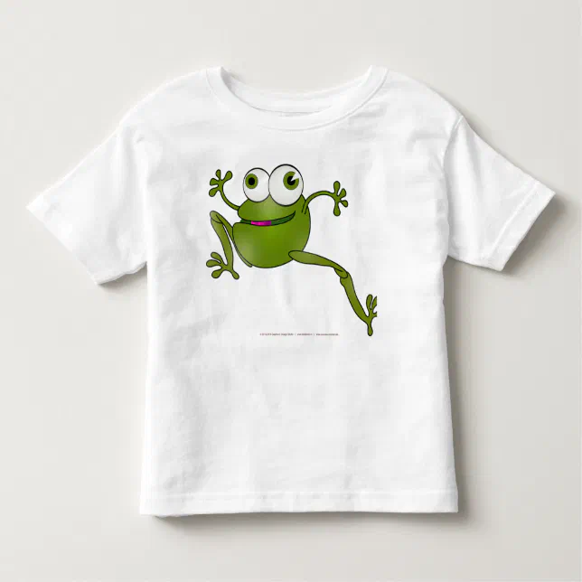 Ide Zmija Zaba - Running Snake - Frog Toddler T-shirt | Zazzle