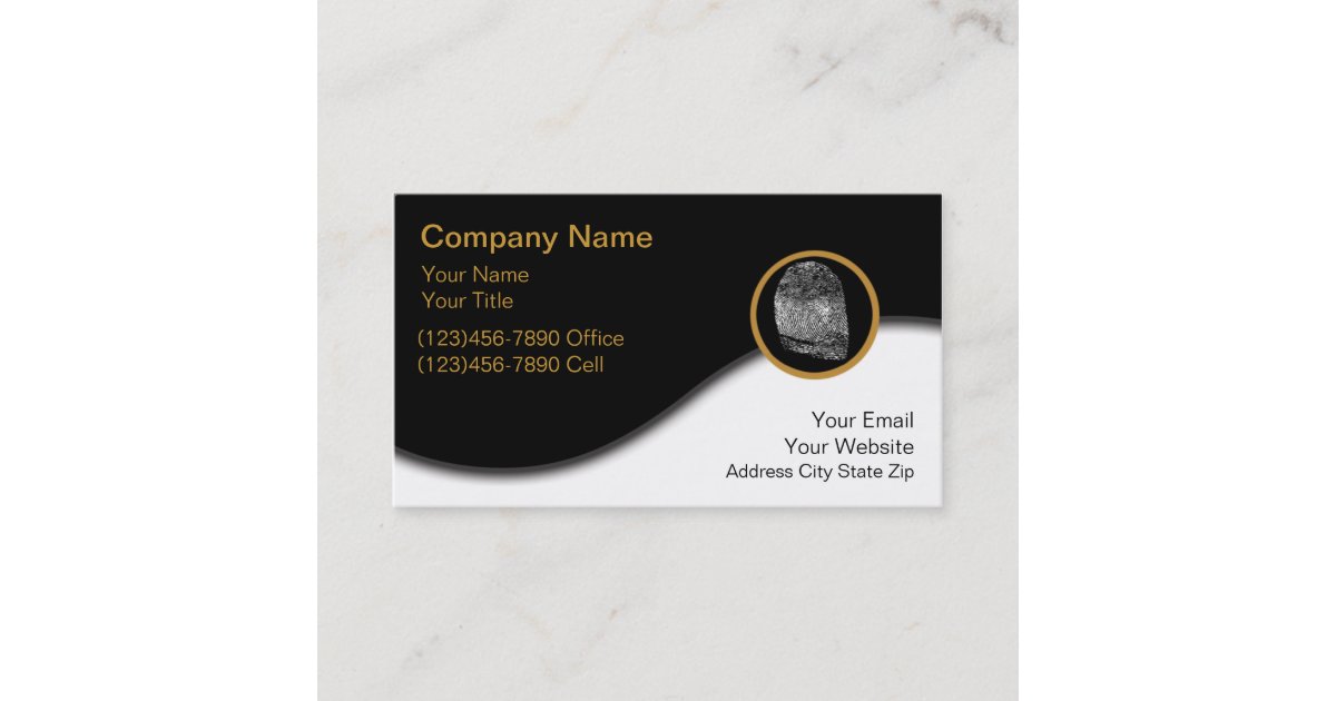 Identity Protection Business Cards fixed | Zazzle