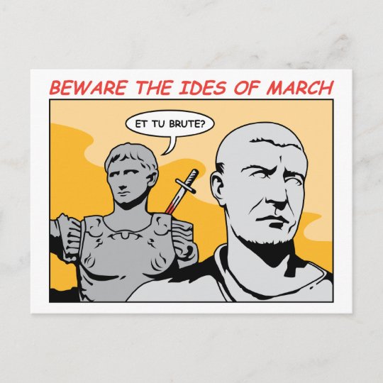 Ides of March Postcard | Zazzle.com