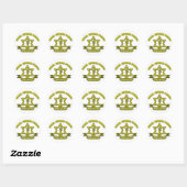 IDF - Israel Defense Forces insignia Classic Round Sticker | Zazzle