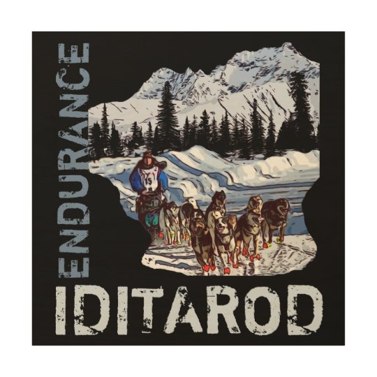IDITAROD WOOD WALL ART | Zazzle.com