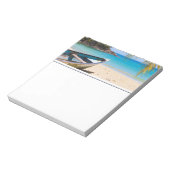 Idyllic Tropical Beach Nature Photo Notepad | Zazzle