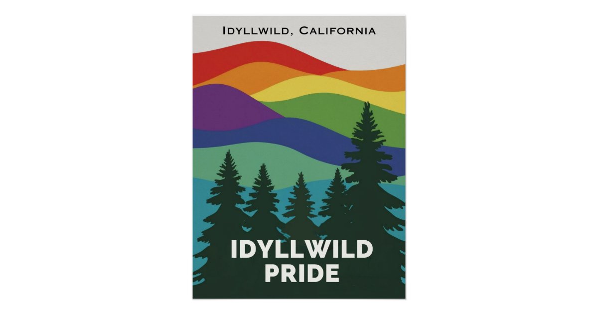 Idyllwild Pride Poster | Zazzle