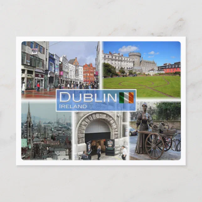 IE Ireland - Dublin - Postcard | Zazzle