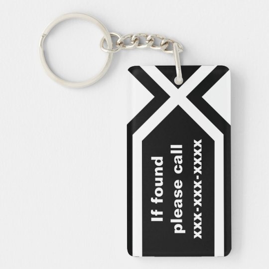 If found please call keychain | Zazzle.com