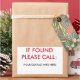 IF FOUND PLEASE CALL LABELS | Zazzle