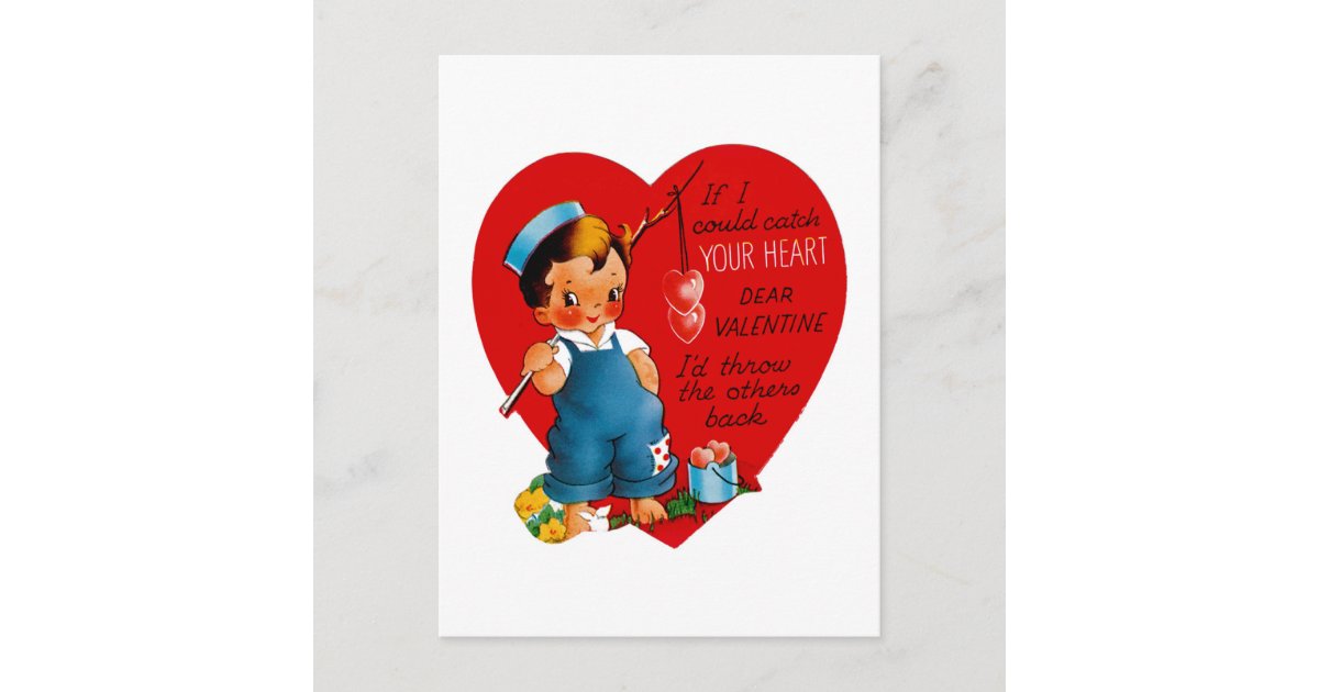 If I Could Catch Your Heart Postcard | Zazzle