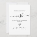 If I had One Wish Sign, Wish you were Here Sign, Invitation | Zazzle