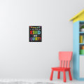 If You Can't Be Kind Be Quiet Classroom Kindness Poster | Zazzle