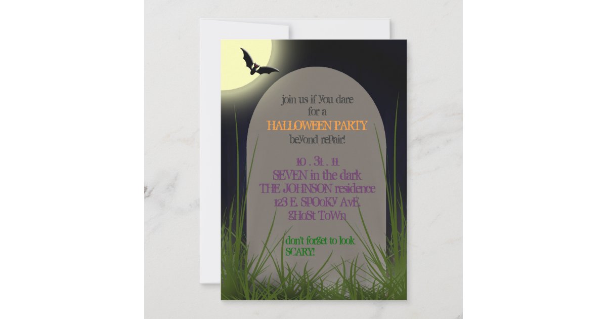 If you DARE Invitation | Zazzle