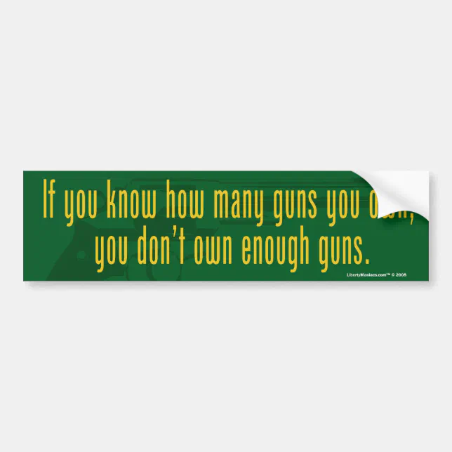 If You Don't Know how Many...Bumper Sticker | Zazzle