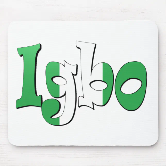 Igbo (Nigerian Flag) Mouse Pad | Zazzle