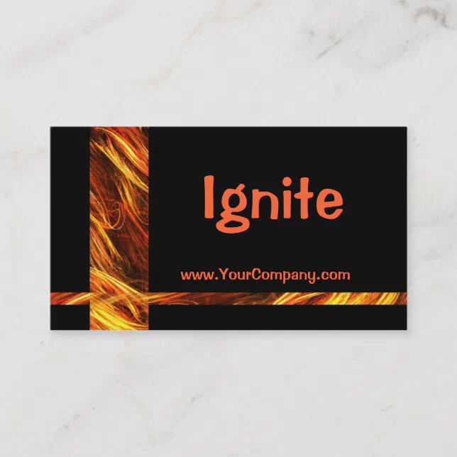 Ignite Business Card | Zazzle