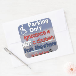 Ignorance is not a Disability Sticker | Zazzle