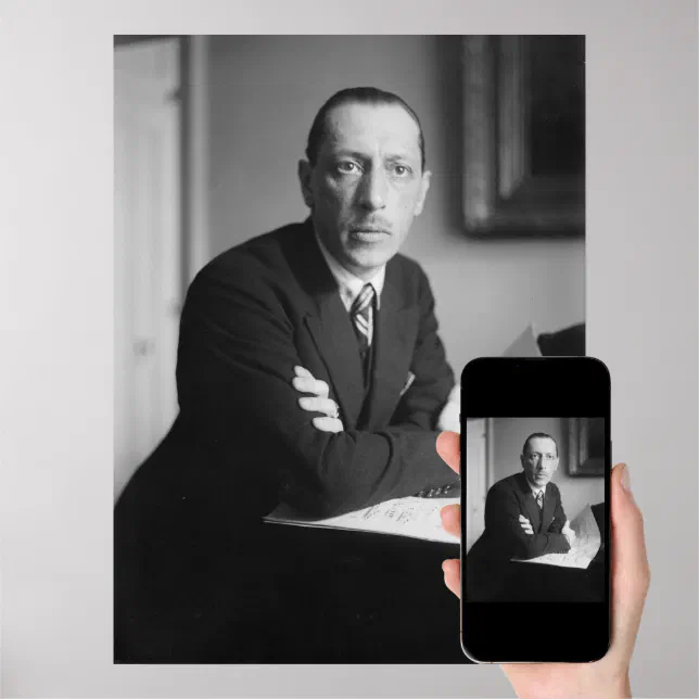 Igor Stravinsky Portrait Poster | Zazzle