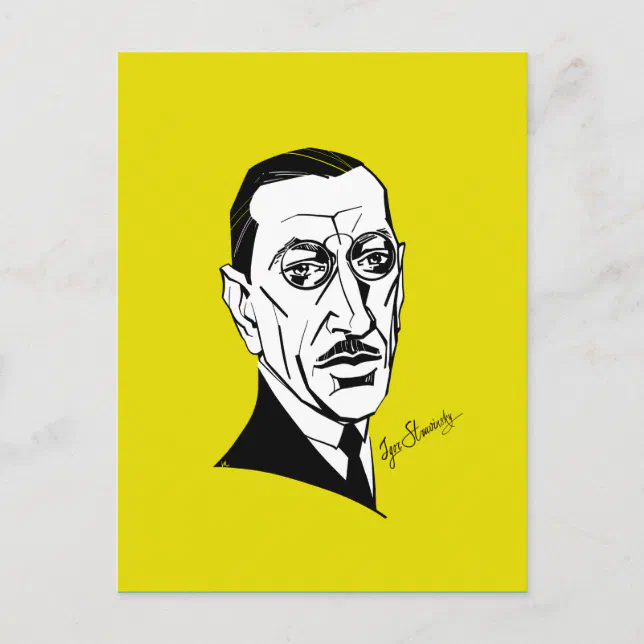 Igor Stravinsky Postcard | Zazzle