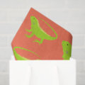 Iguana Lizard Pattern Tissue Paper | Zazzle