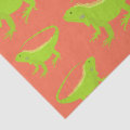 Iguana Lizard Pattern Tissue Paper | Zazzle