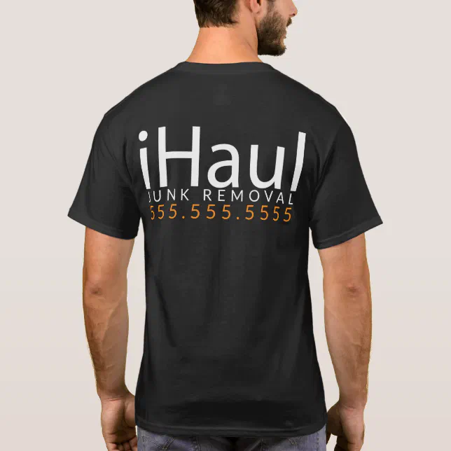 iHaul. Garbage Hauler. Junk Removal Shirt Promo | Zazzle