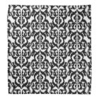 Turquoise Grungy Damask Pattern Custom Text Bandana | Zazzle.com