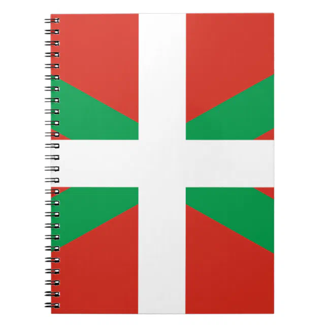 IKURRIÑA DRAPEAU BASQUE EUSKADI FLAG VASCA NOTEBOOK | Zazzle