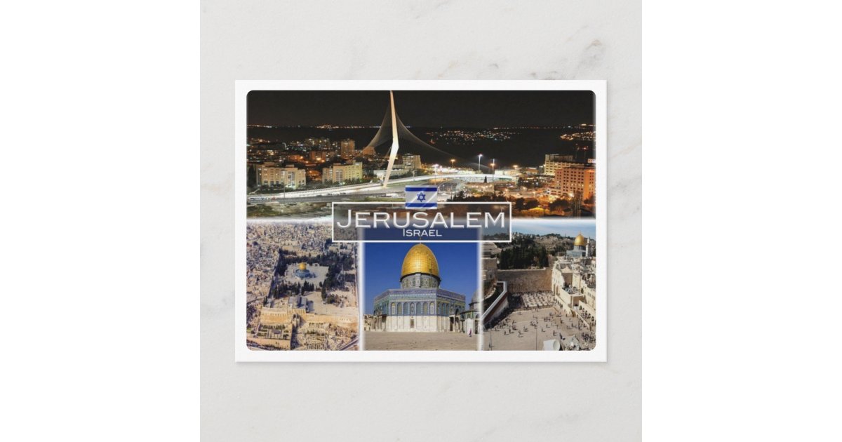 IL Israel - Jerusalem - Postcard | Zazzle